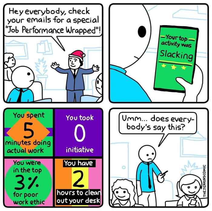 If your job evaluation was like Spotify - 9GAG