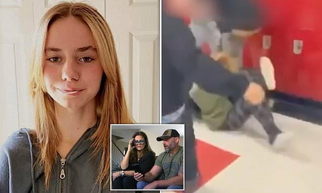 Because this girl is white, she was beaten unconscious by blacks. She then committed suicide ...