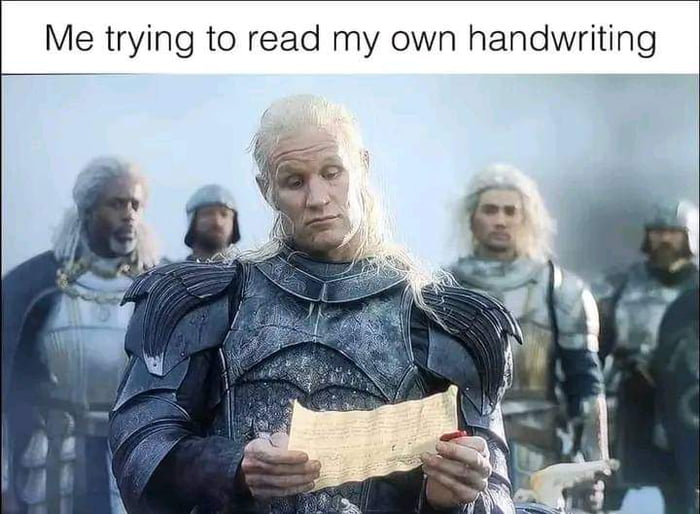 Never write when sleepy - 9GAG