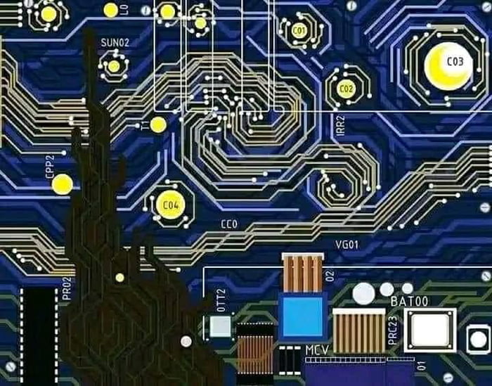 Starry night circuit board - 9GAG