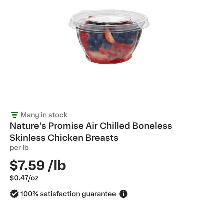 Boneless skinless & chickenless - 9GAG