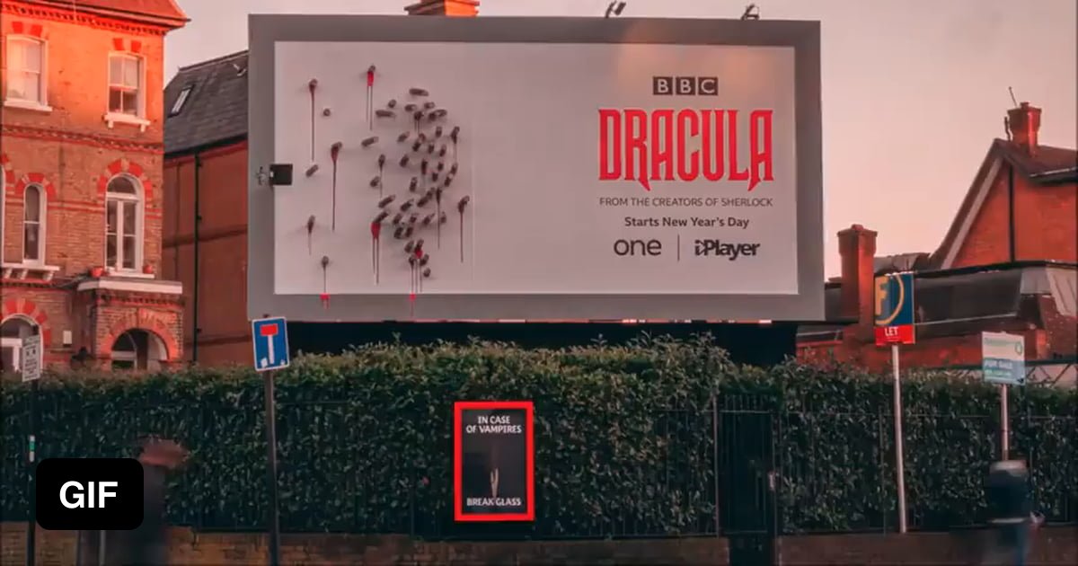 BBC’s phenomenal Dracula advert that changes in the night - 9GAG