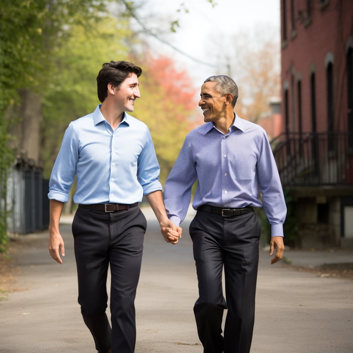 Barack and Justin come out as partners - 9GAG