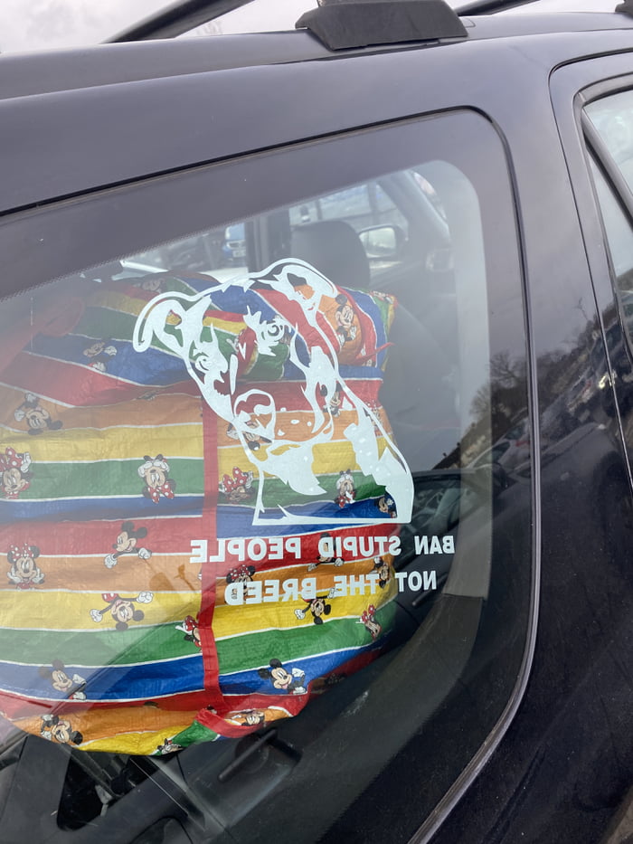 Does ‘stupid people’ include those who put their decal on the wrong way ...