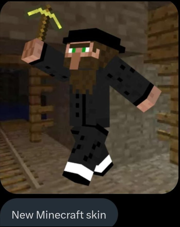 Minecraft new skin update - 9GAG