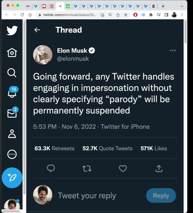 So what happened with the free speech Elon? Hahahahahha - 9GAG