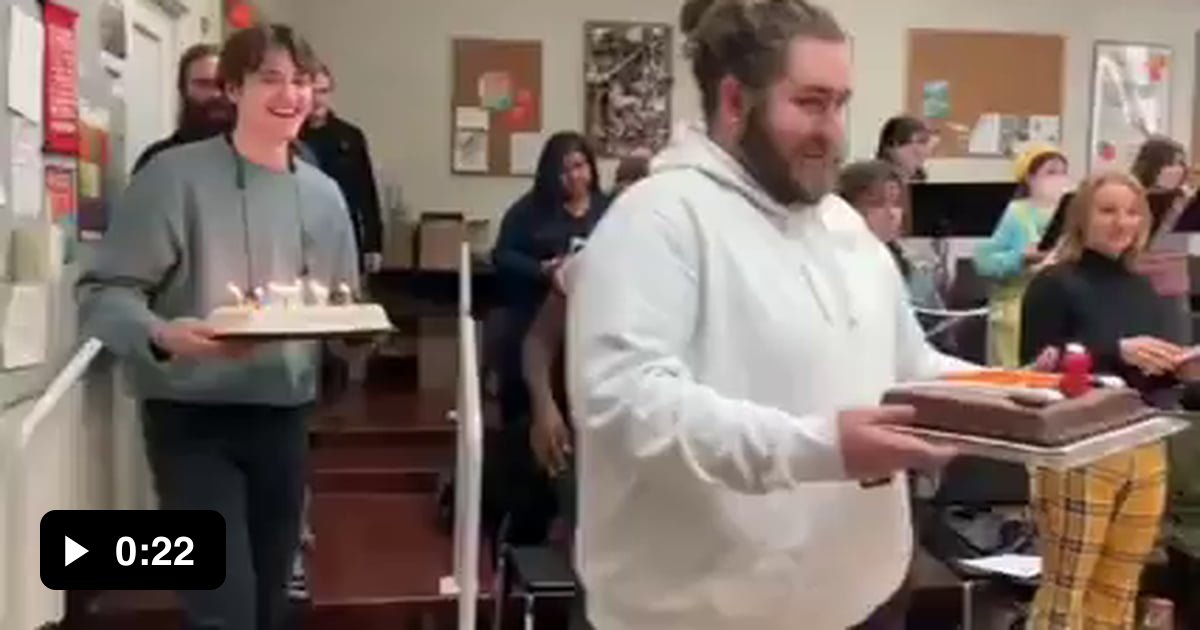 Happy birthday for the chorus teacher just got more dramatic - 9GAG