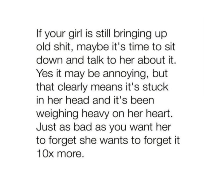 Communication folks. Avoiding things only makes the thing being avoided ...