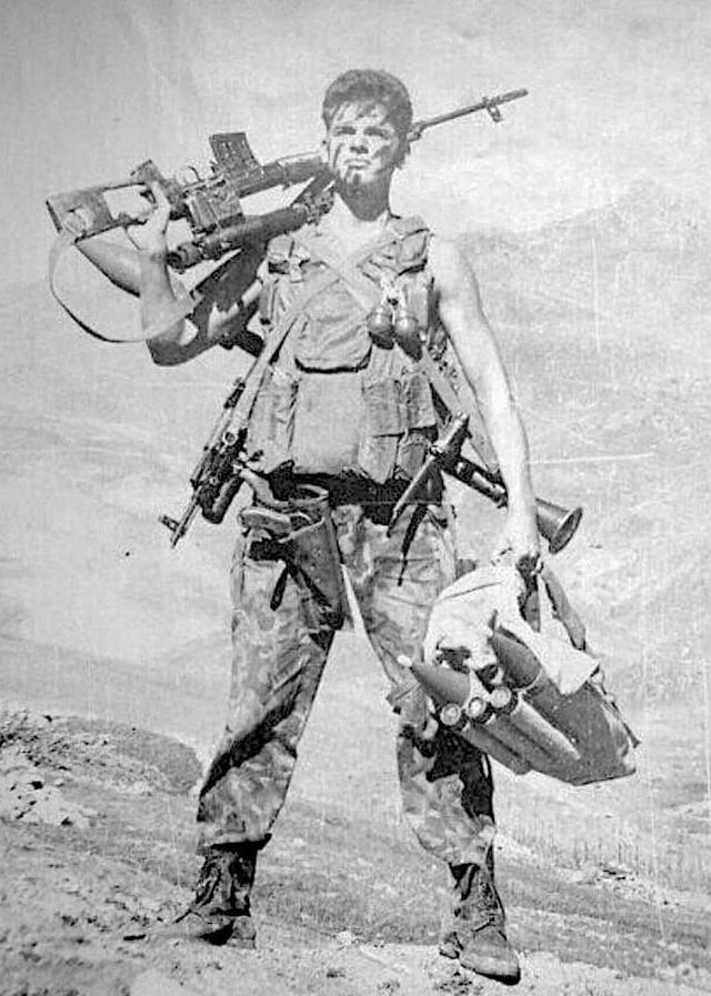 Soviet soldier in Afghanistan cosplaying the iconic gear up scene from ...