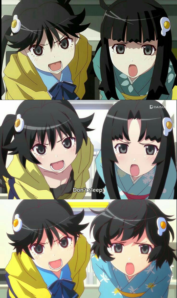 Monogatari post everyday #253 : fire sisters - 9GAG