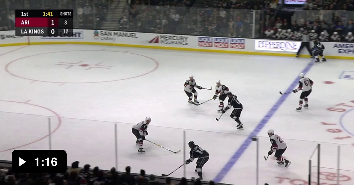 The most flukey goal scored in the NHL so far this season, bounces off ...
