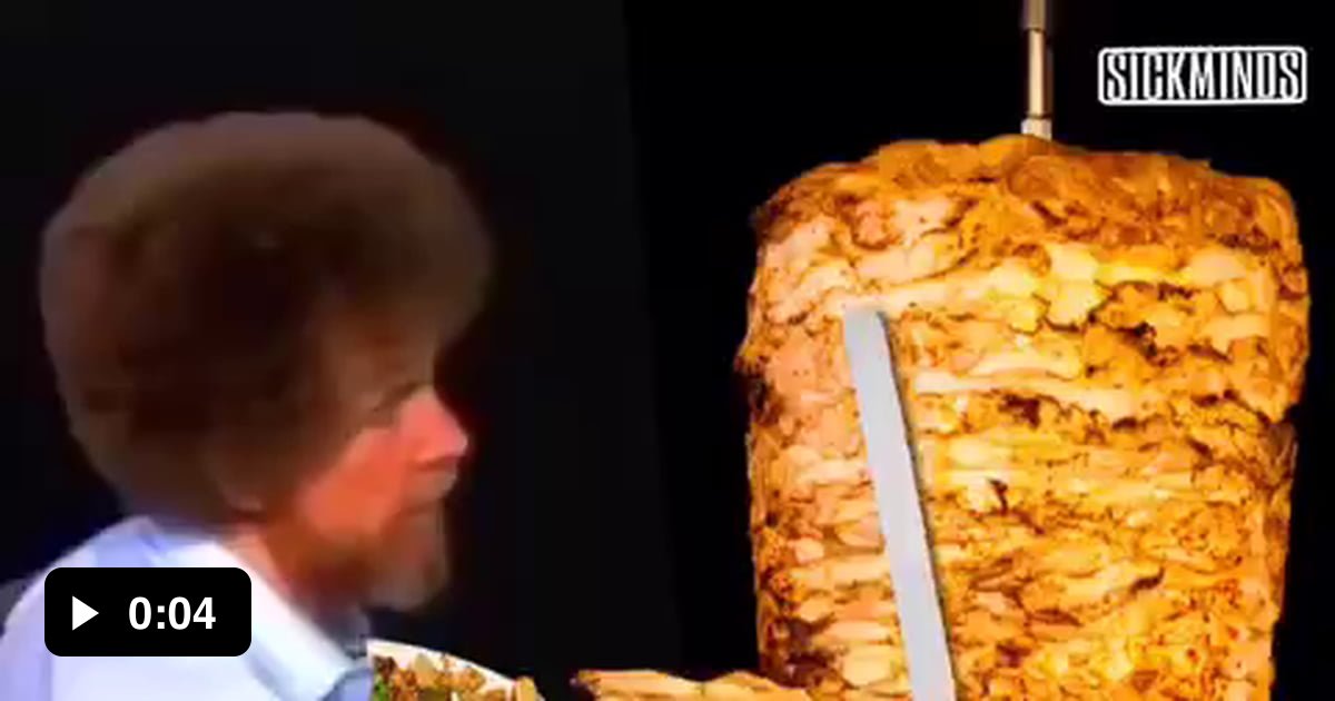 Bob Ross'ted Chicken Kebob - 9GAG