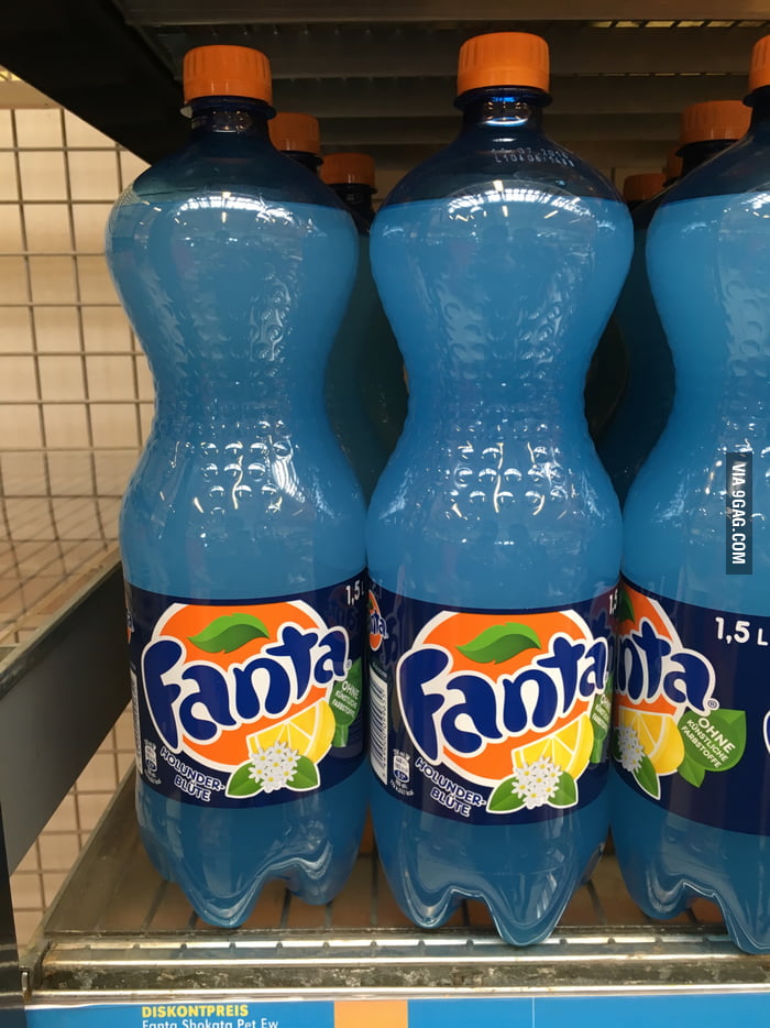 Found this in Austria. Blue fanta - 9GAG