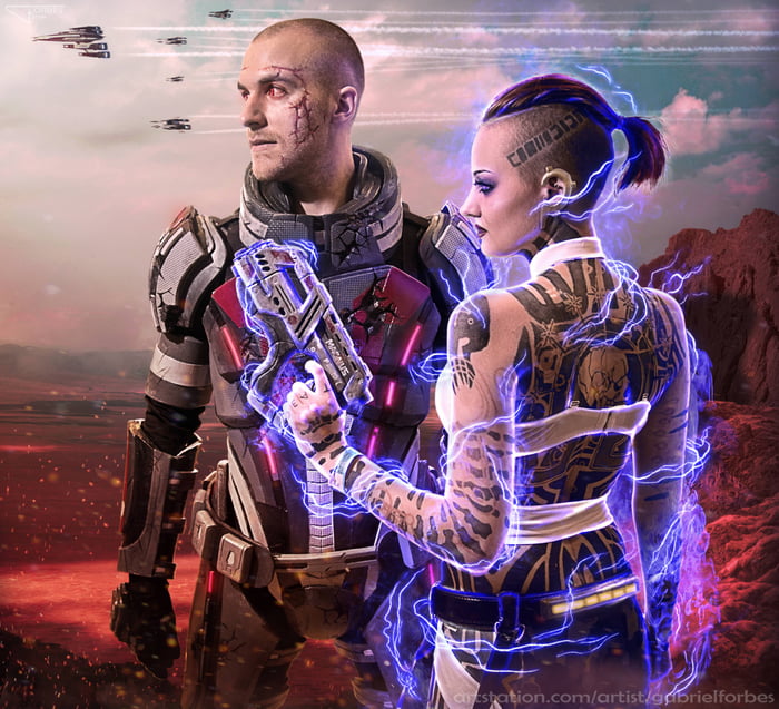 Renegade Commander Shepard & Jack from Mass Effect 3 - 9GAG