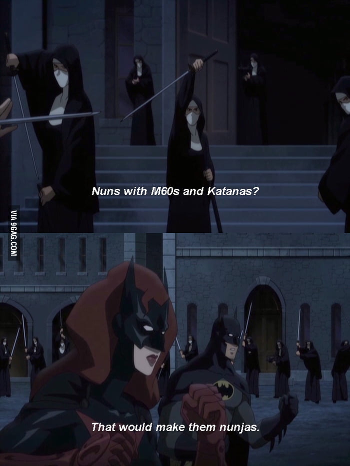 Nuns with M60s and Katanas? - 9GAG