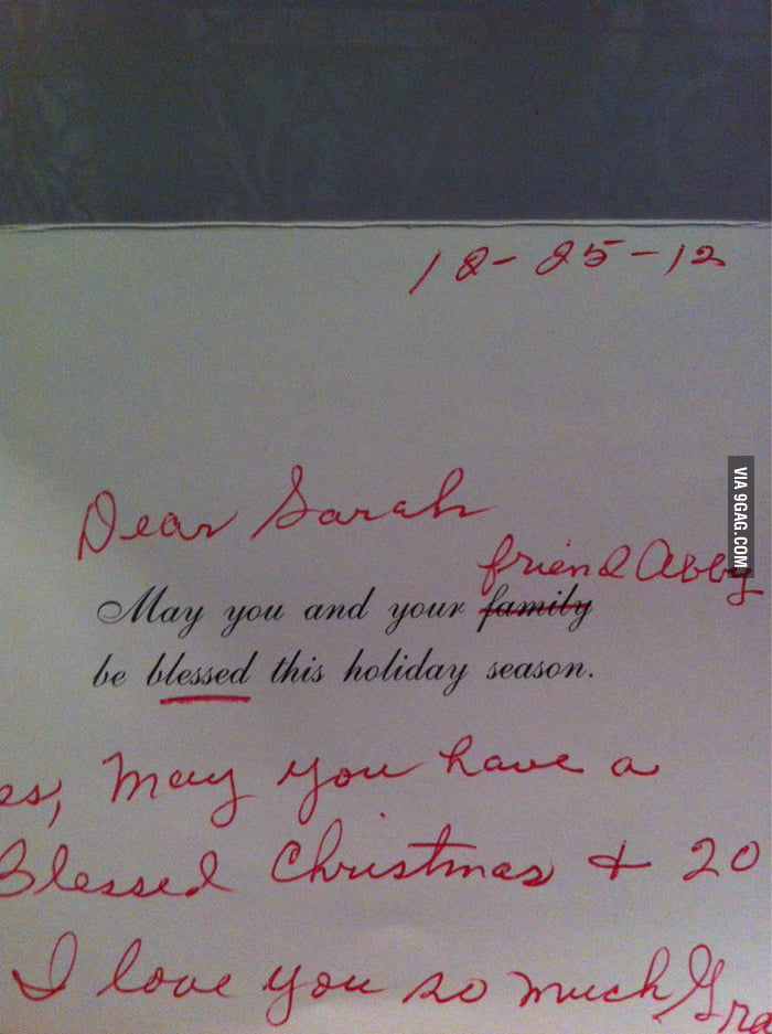 My 96 Year Old Grandmother Took This Opportunity To Emphasize That I Am