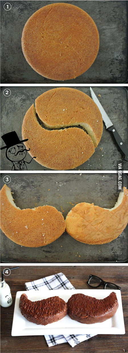 Baking a cake like a Sir - 9GAG