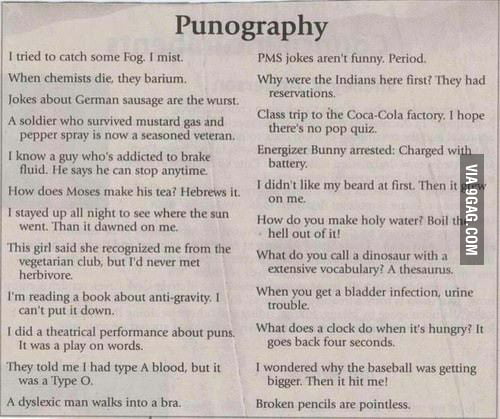 Puns anyone? - 9GAG