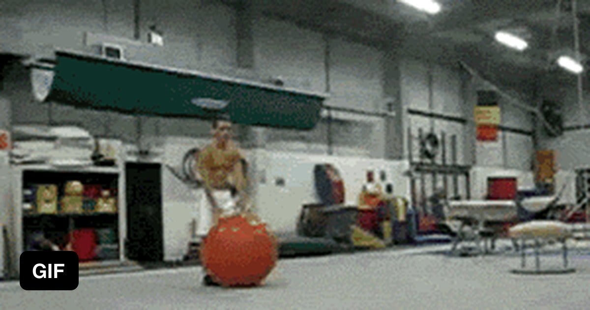Exercise ball trick - 9GAG