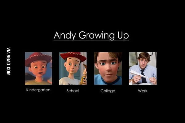 Andy Growing Up - 9GAG