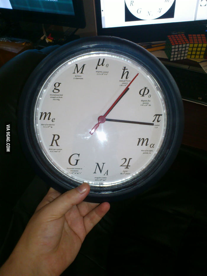 Made this for a friend from a cheap ikea clock. - 9GAG