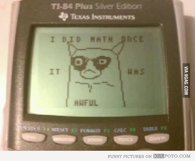 Amazing Grumpy cat calculator art - 9GAG