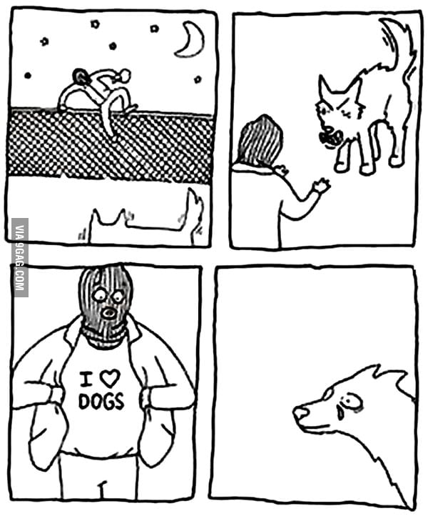 I love dogs - 9GAG