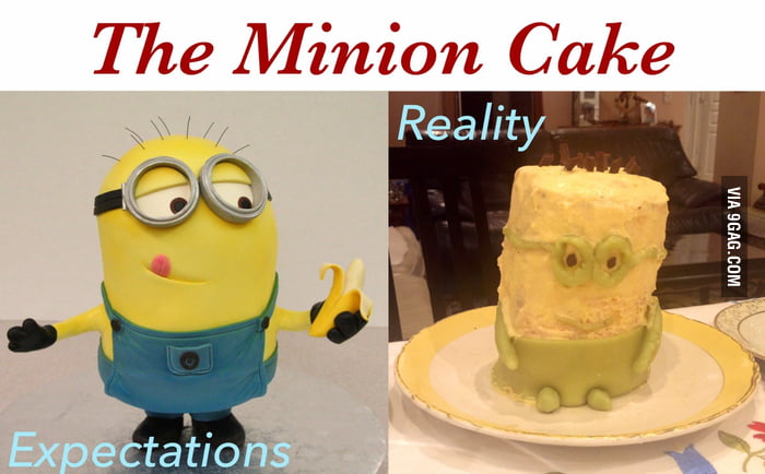 How to fail at making a minion cake - 9GAG