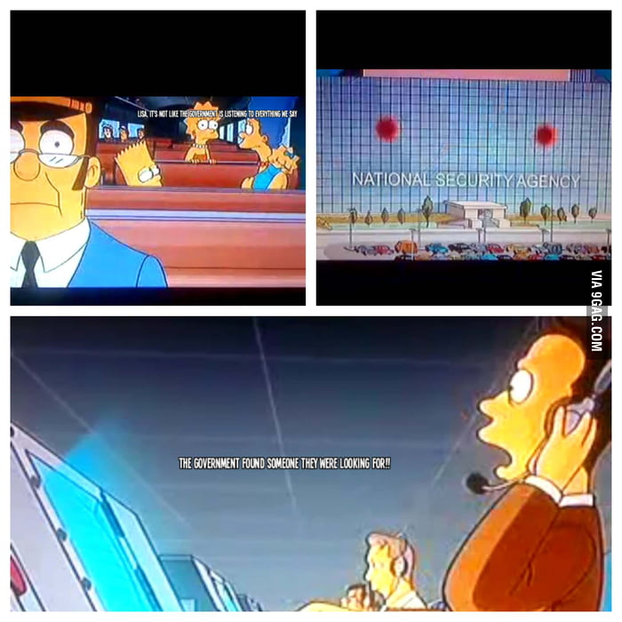 The Simpsons Movie, knew about the NSA before everyone - 9GAG