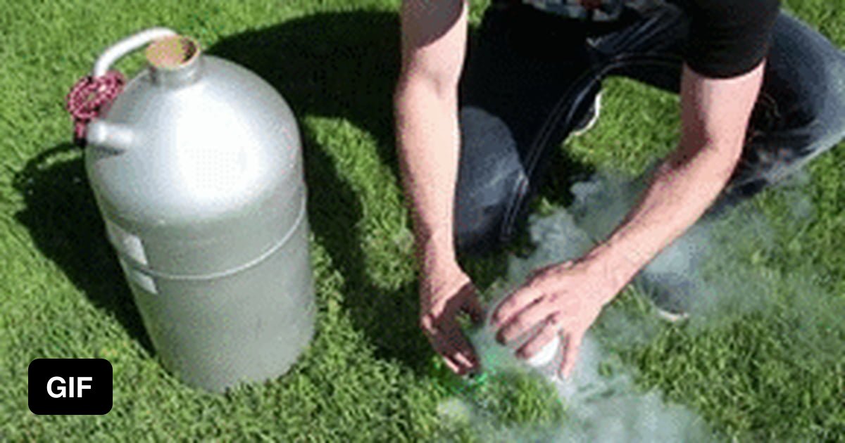 Liquid Nitrogen Bottle Rockets - 9GAG