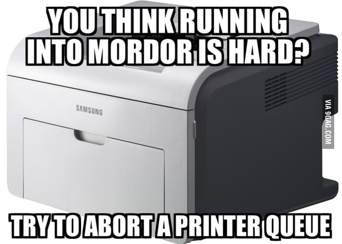 Scumbag Printer is scumbag - 9GAG