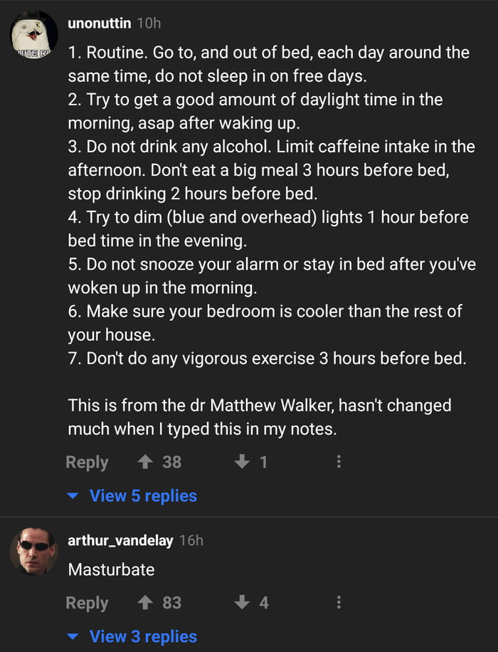 Two types of people when trying to sleep - 9GAG