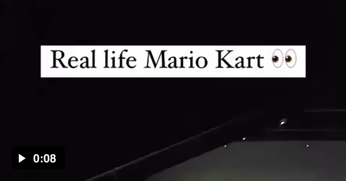 Real life Mario kart¨ - 9GAG