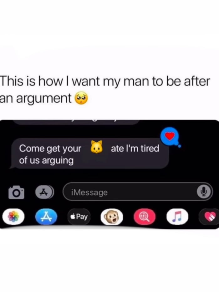 This is the only apology I accept after an argument - 9GAG