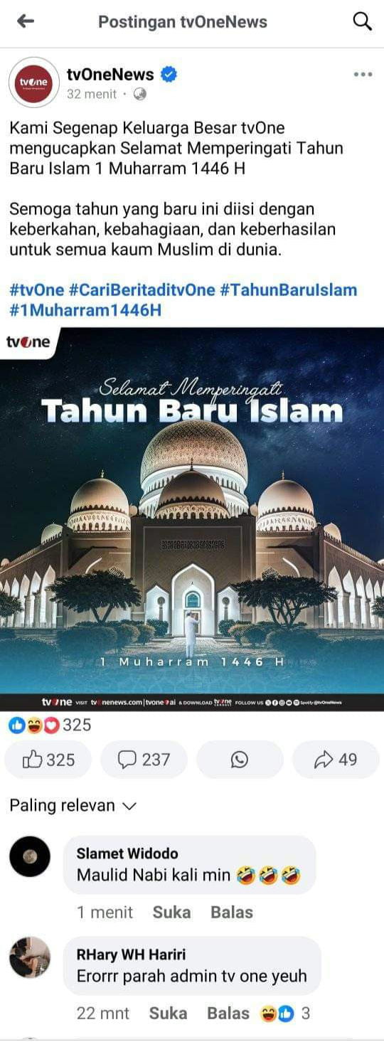 Tv one memang beda - 9GAG