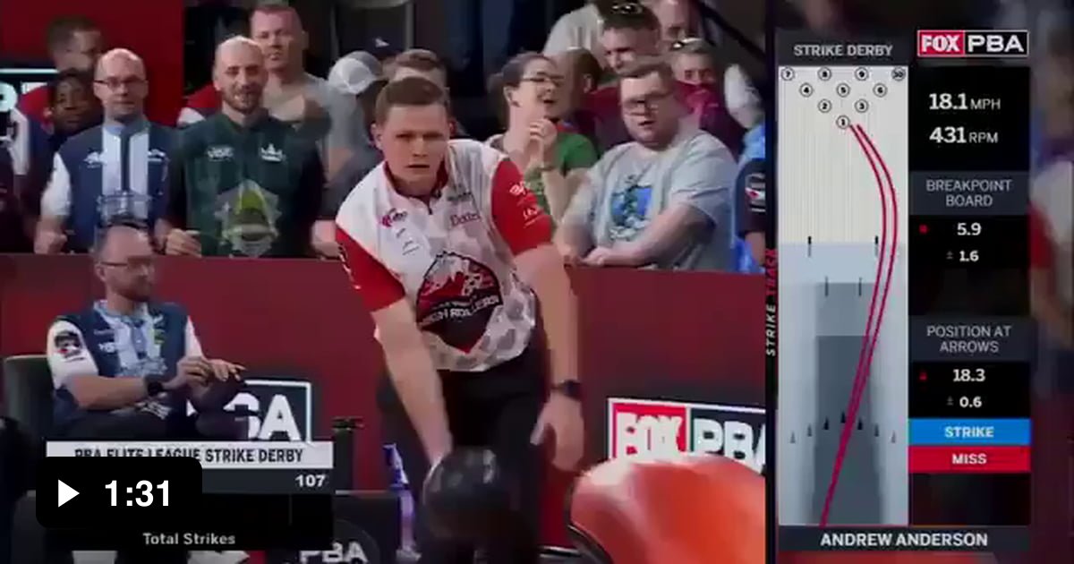 Bowlinga perfect score of 300 in just 90 seconds. - 9GAG