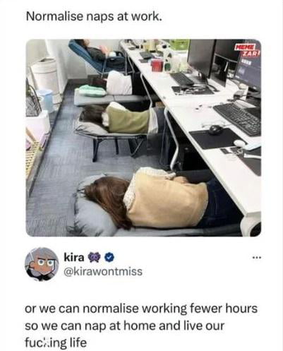 Normalize Work-Life Balance - 9GAG