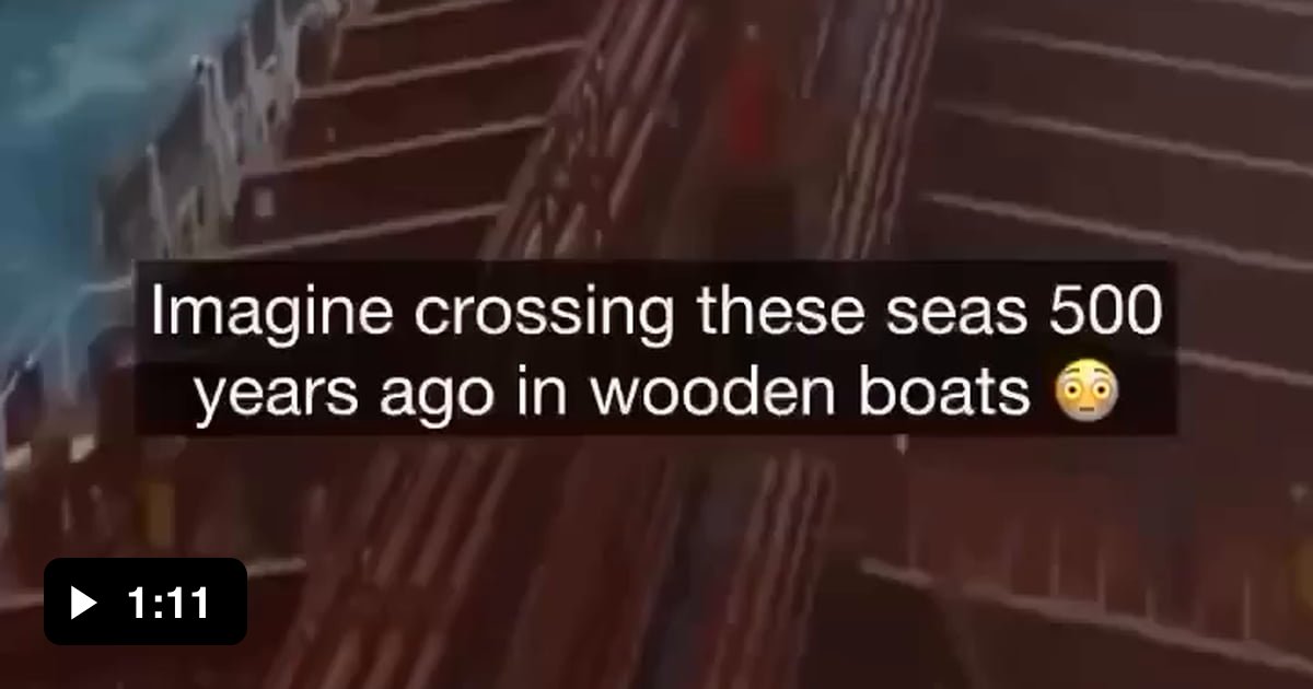 A compilation of massive ships fighting against waves hundreds of ...