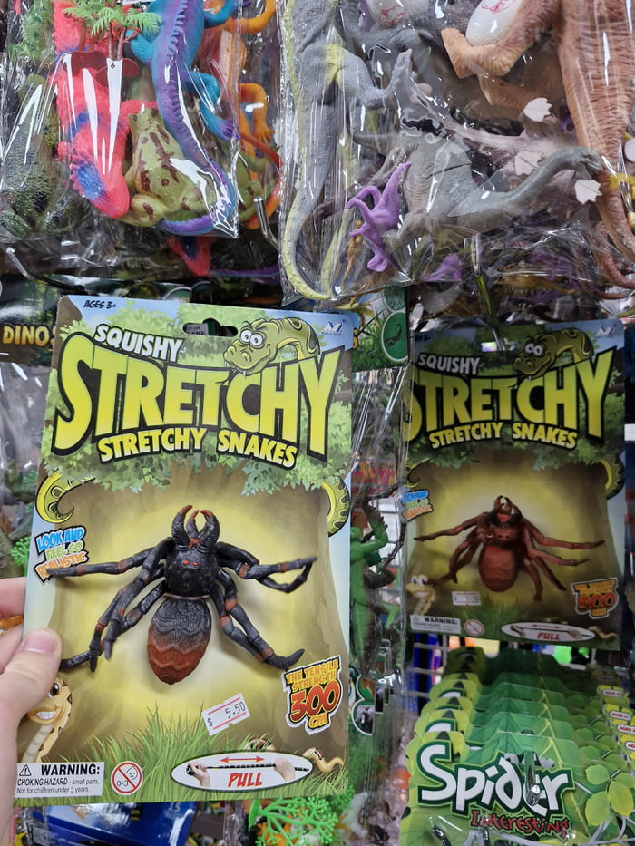 These "stretchy snakes" in a dollar shop - 9GAG