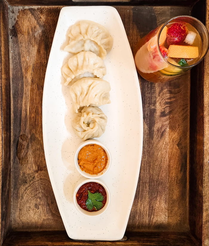 (Homemade) Chicken Momo with Newari Chutney and Red Chili Chutney - 9GAG