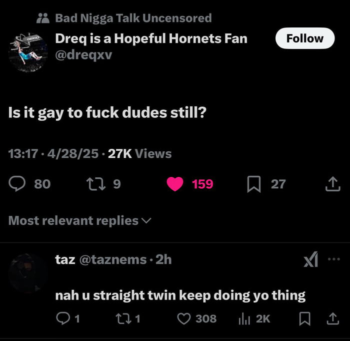 “Nah you straight twin” - 9GAG