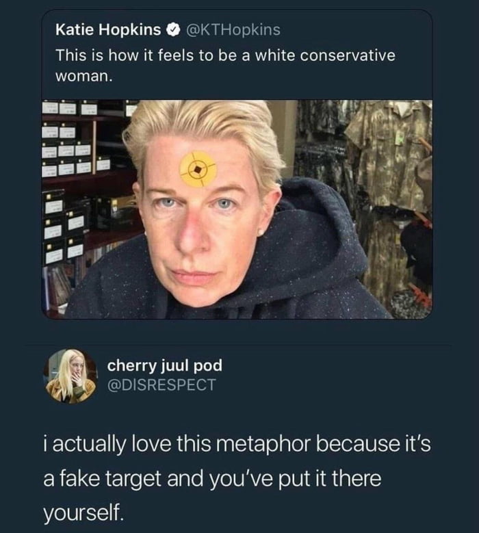Self-victimization so advanced, you supply your own artillery. - 9GAG
