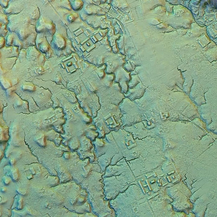 Lidar scan of an ancient civilization in the Amazon Rainforest - 9GAG