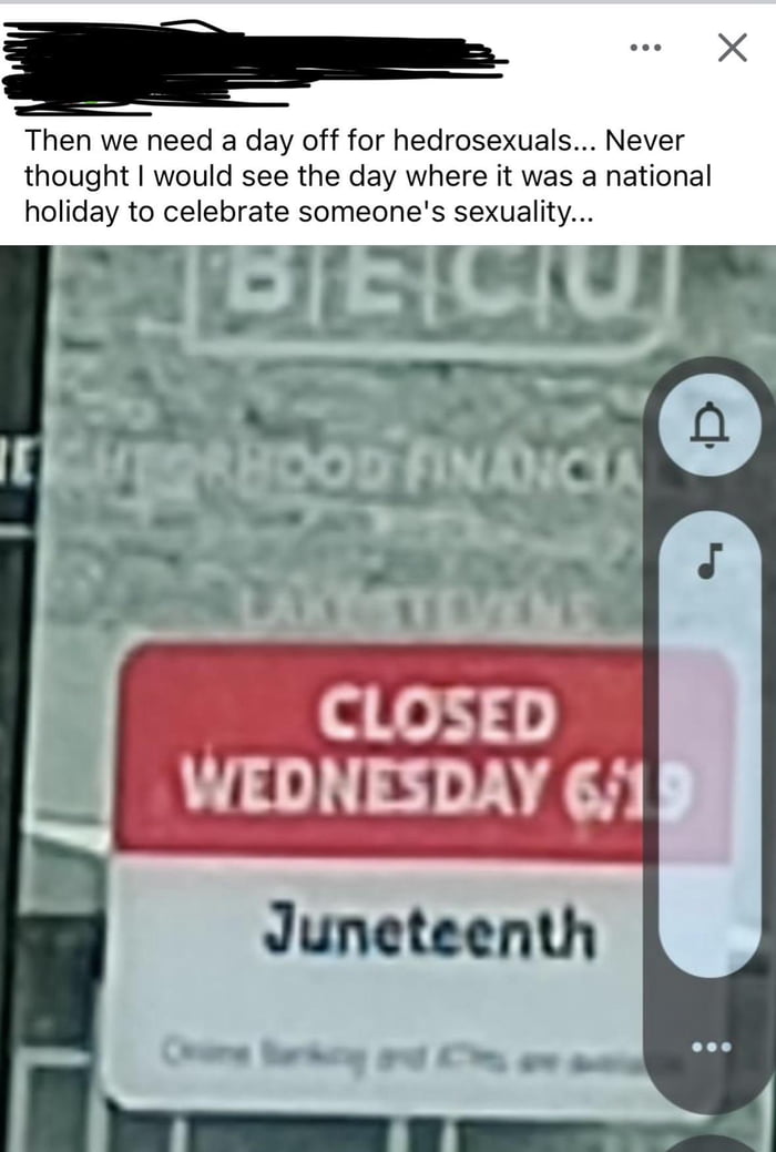 That’s… not what Juneteenth is…. - 9GAG