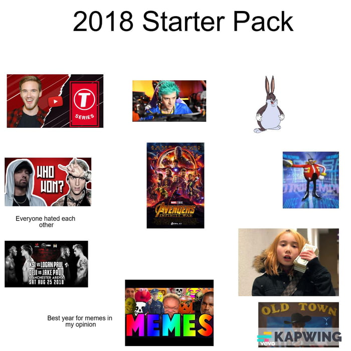2018 starter pack - 9GAG