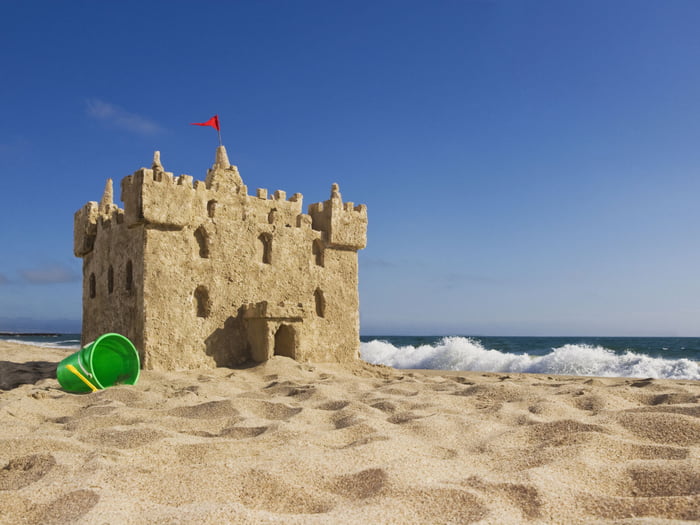 Here's a Sand Castle, I downloaded this off Google while taking a poop ...
