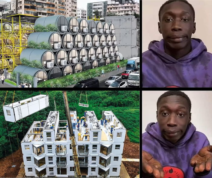 Square or rectangular designs are more space-efficient, stronger, and easier to install. - 9GAG