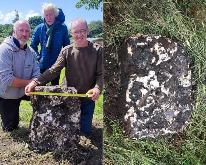 Irish Farmer Miche l Boyle Found A 50 pound Chunk Of bog Butter On irish-farmer-miche-l-boyle-found-a-50-pound-chunk-of-bog-butter-on