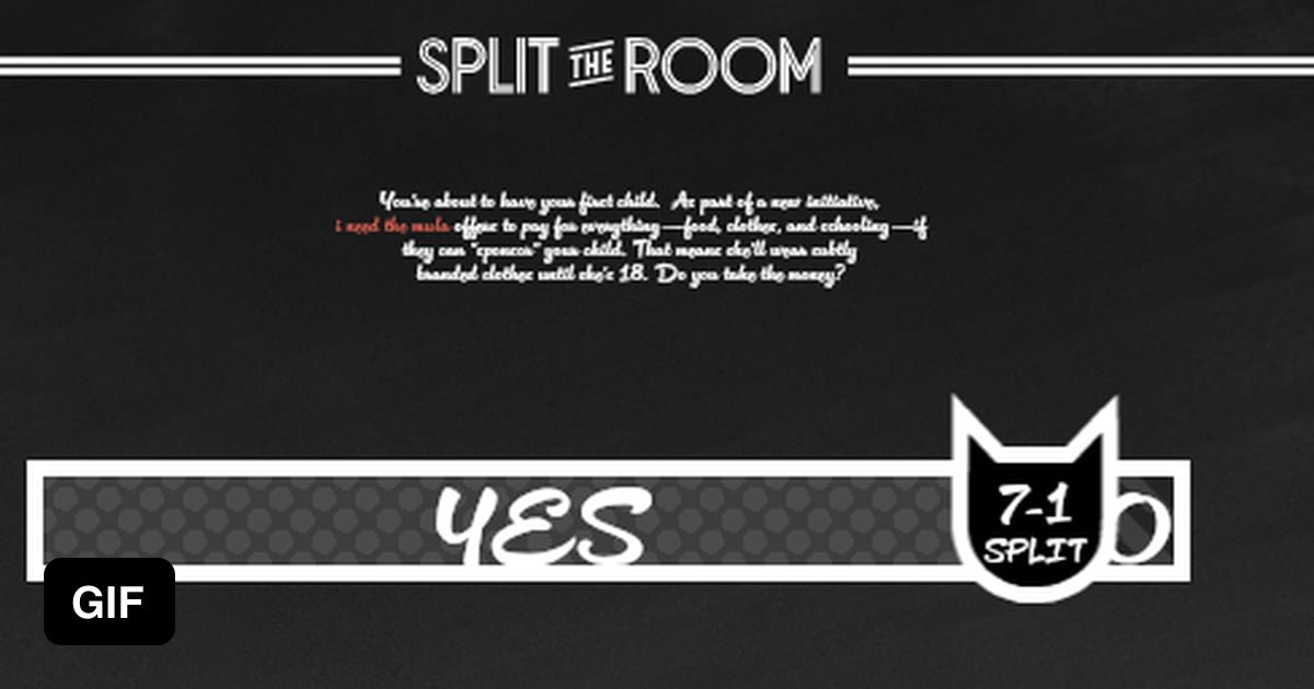 SPLIT THE ROOM - 9GAG