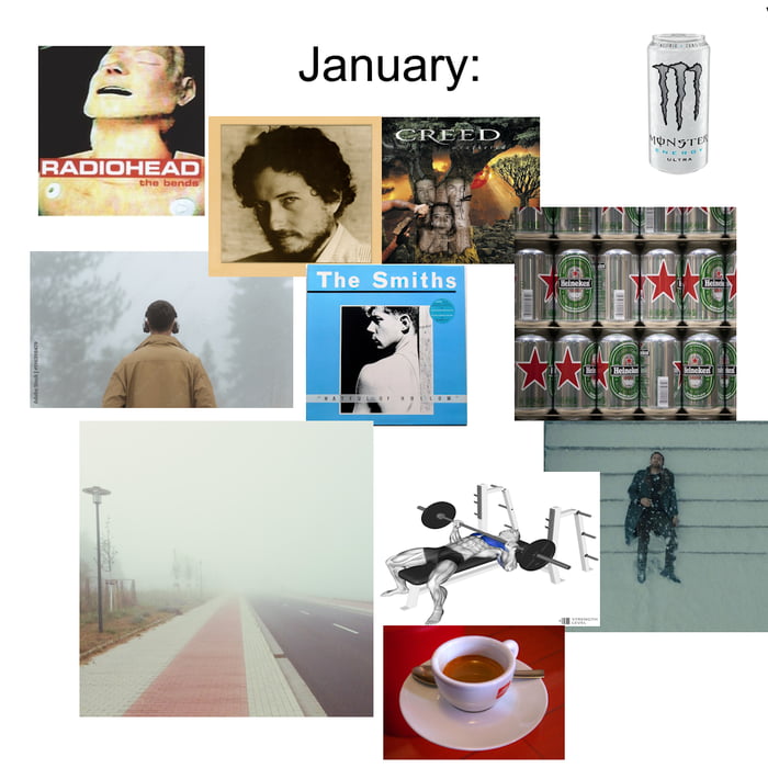 Average January experience starterpack - 9GAG